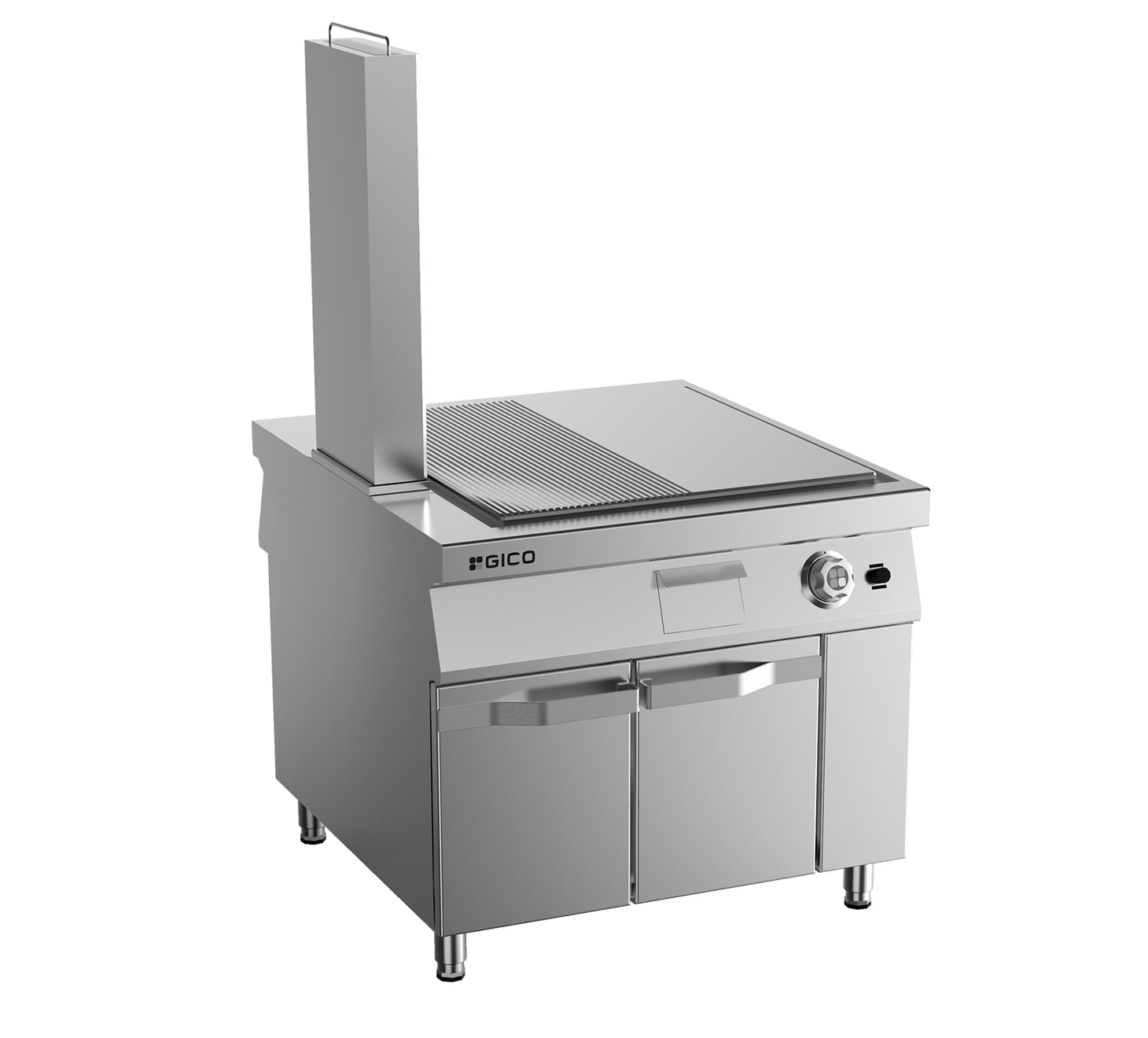 Gas griddles with cock valve – GICO